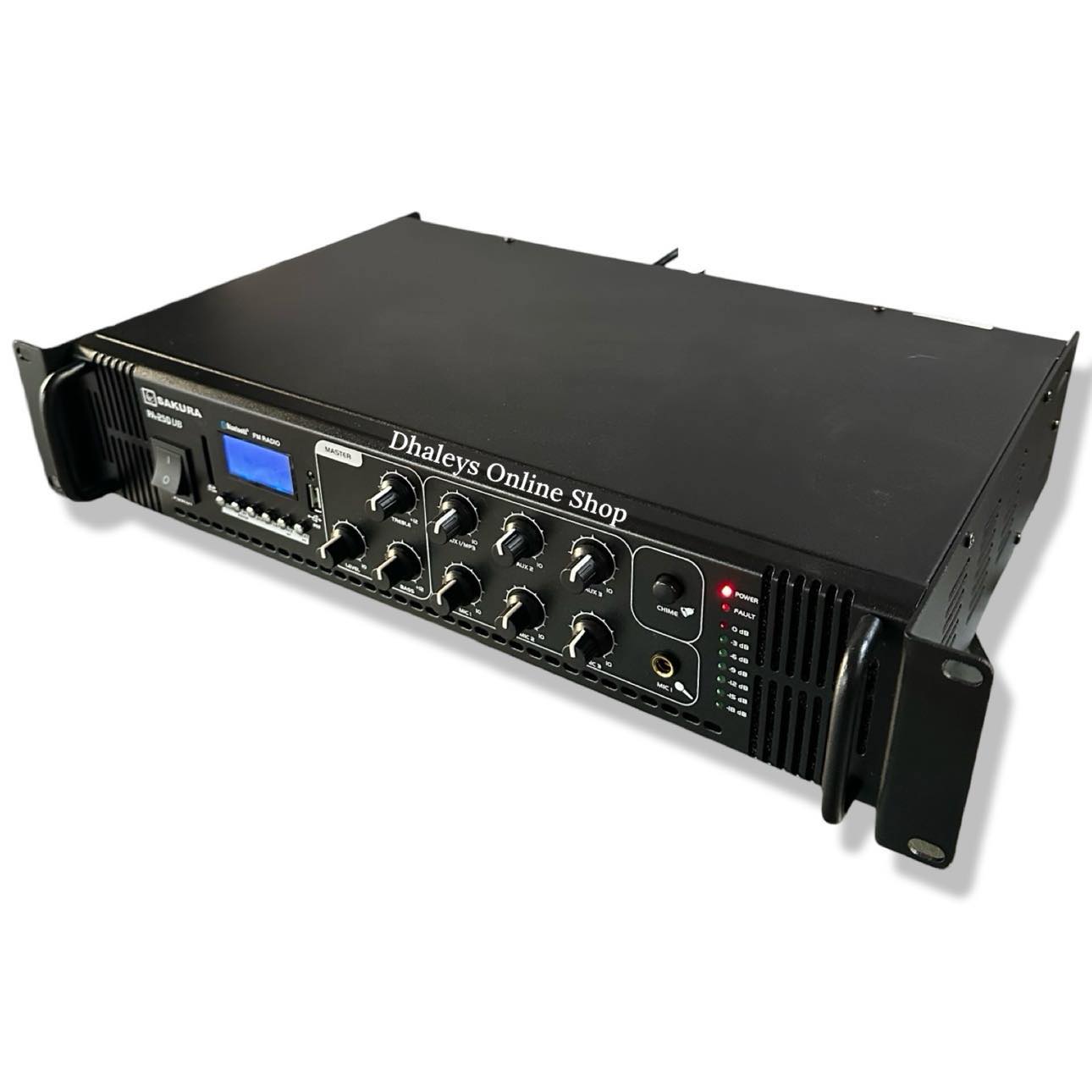 Sakura PA-250UB Public Address Amplifier 250watts RMS with 4Ω / 8Ω ...