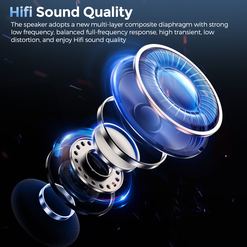 GEARELEC H6 Motorcycle Helmet Intercom Headset 1000m Range 6 Riders ...