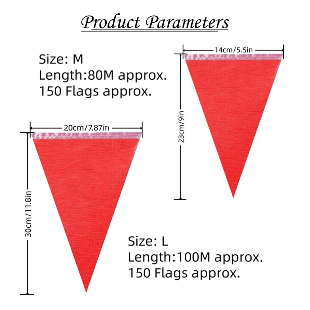 80/100-Meter Banderitas Fiesta Flag Colorful Triangle Flags Party ...