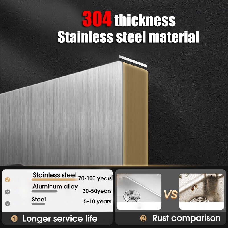 【lowest price】 304 Stainless Steel Sink with stand lababo stainless ...