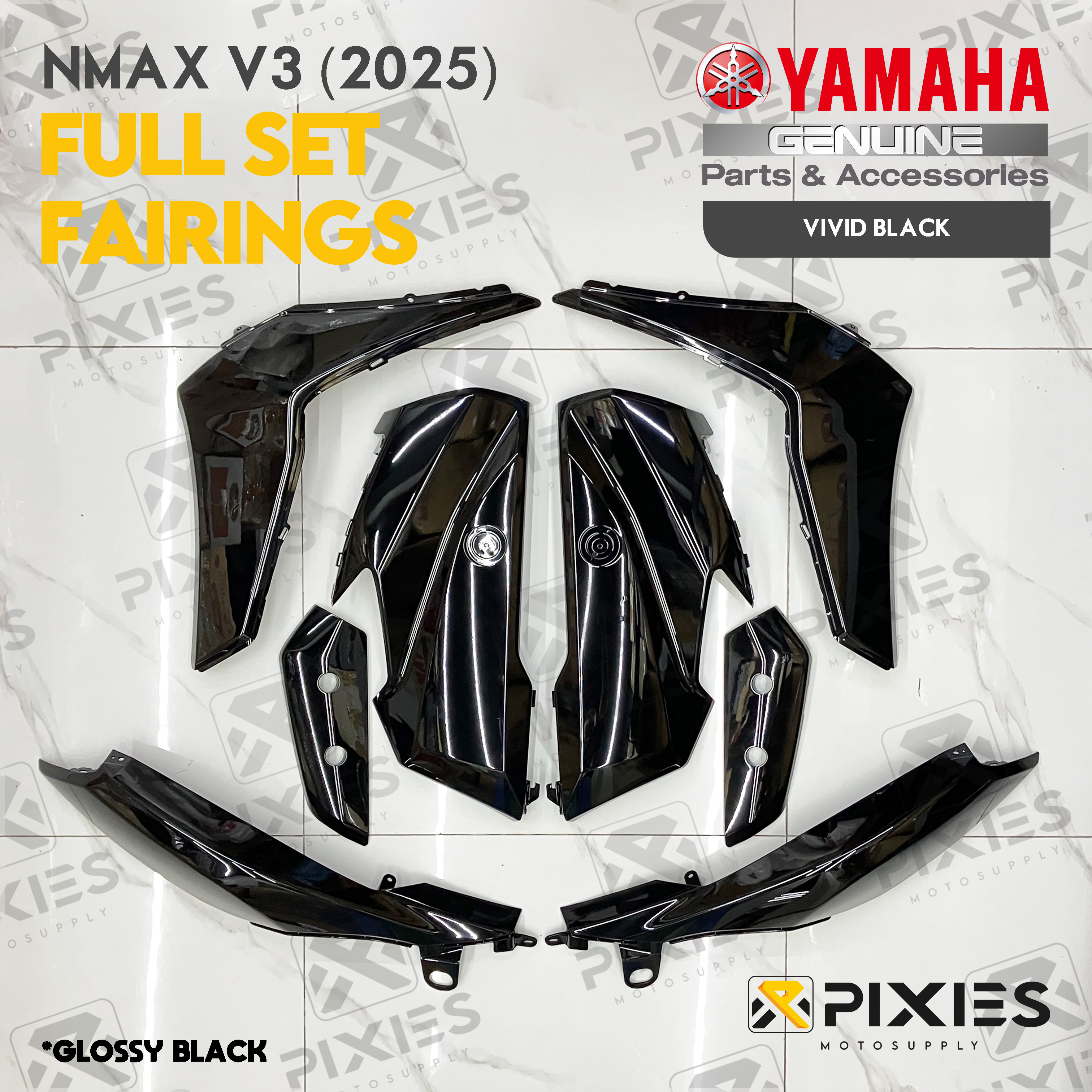 YAMAHA NMAX NEO TURBO TECHMAX NMAX 2025 FLAIRINGS KAHA FAIRINGS ...
