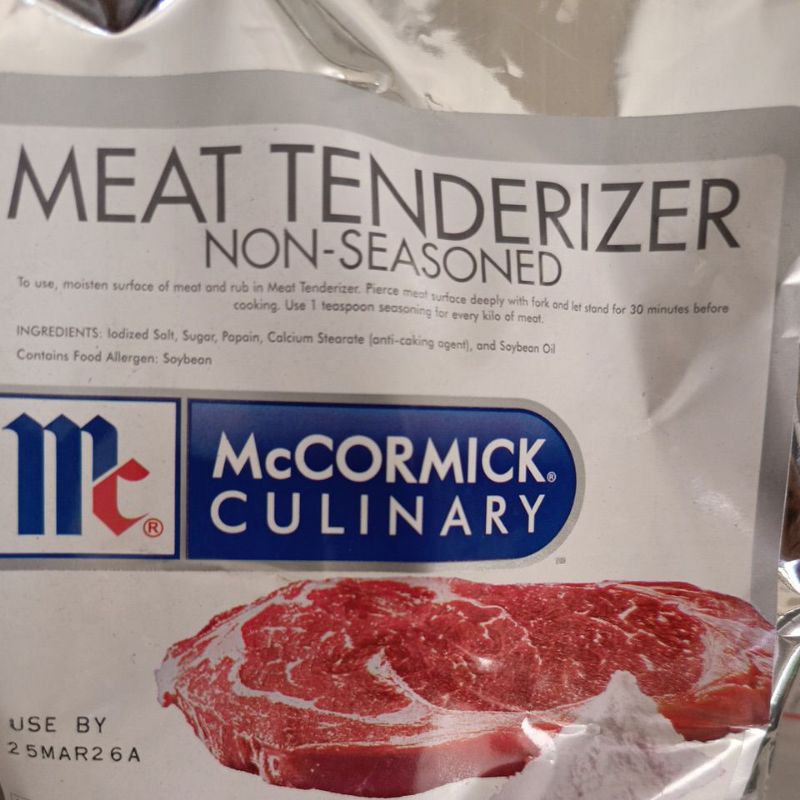 McCormick MEAT TENDERIZER Non Seasoned 2kgs Per Foil Packs | Shopee ...
