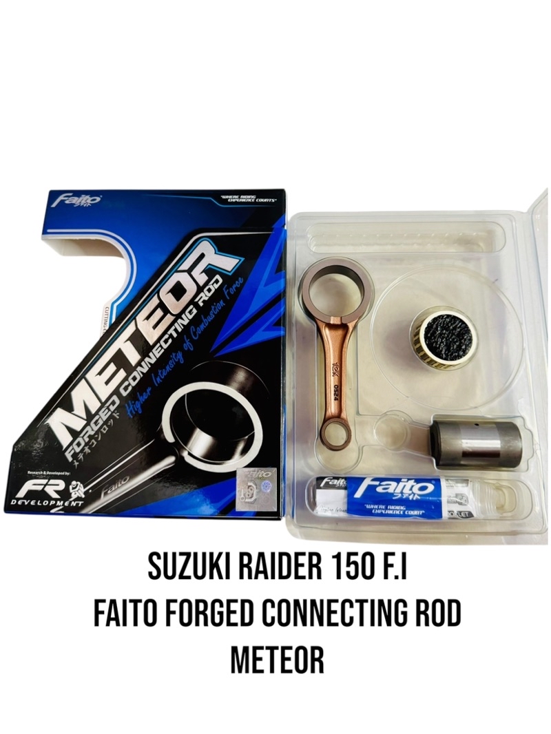FAITO FORGED CONNECTING ROD METEOR RAIDER150 FI SUZUKI STD | Shopee ...