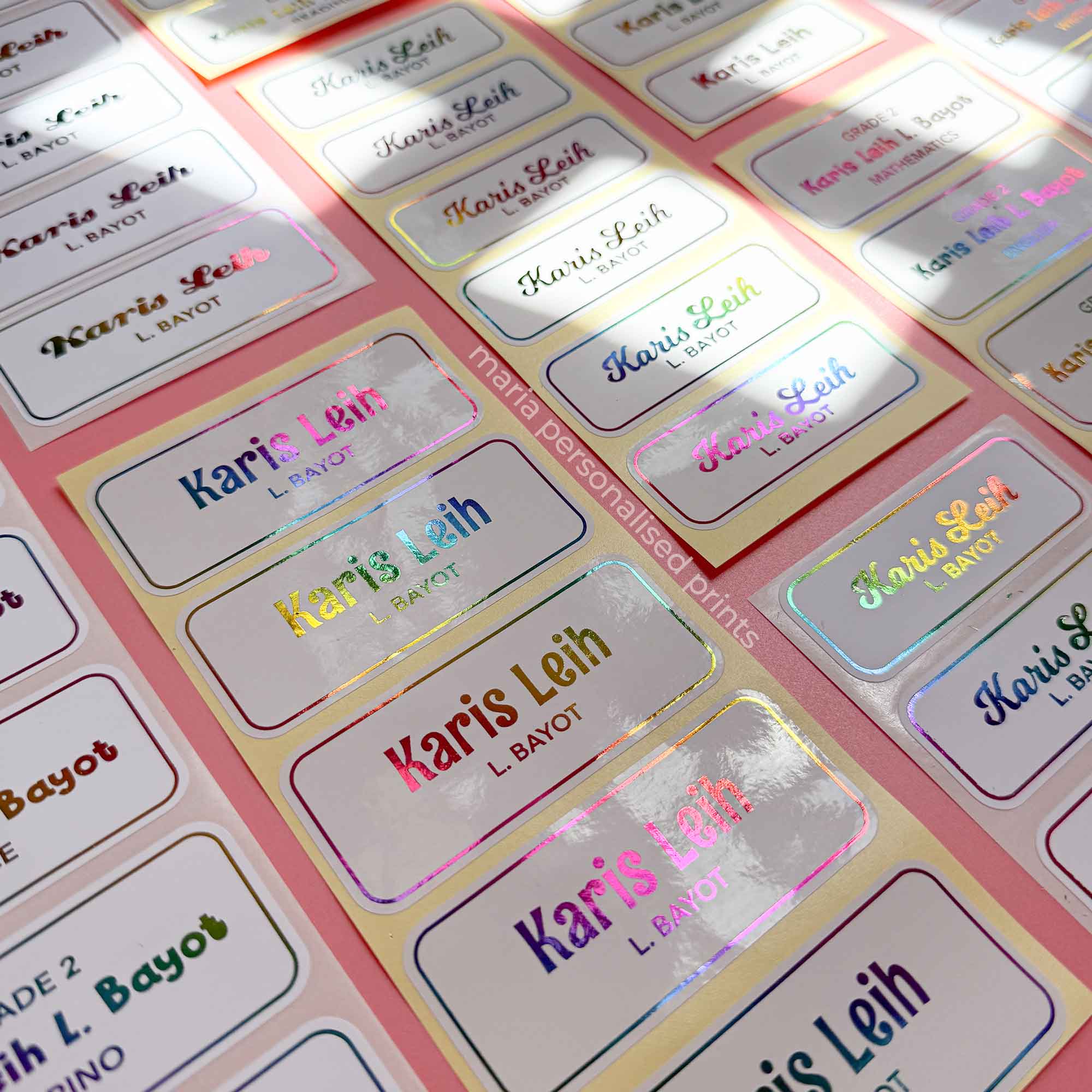 24 Pcs Notebook Sticker Labels, Subject Stickers for Notebooks | Shopee ...