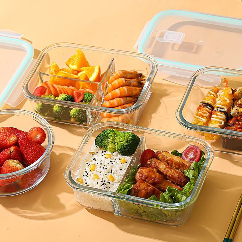OPE Borosilicate Glass Airtight Locking Lid Lunch Box Fresh Keeper ...