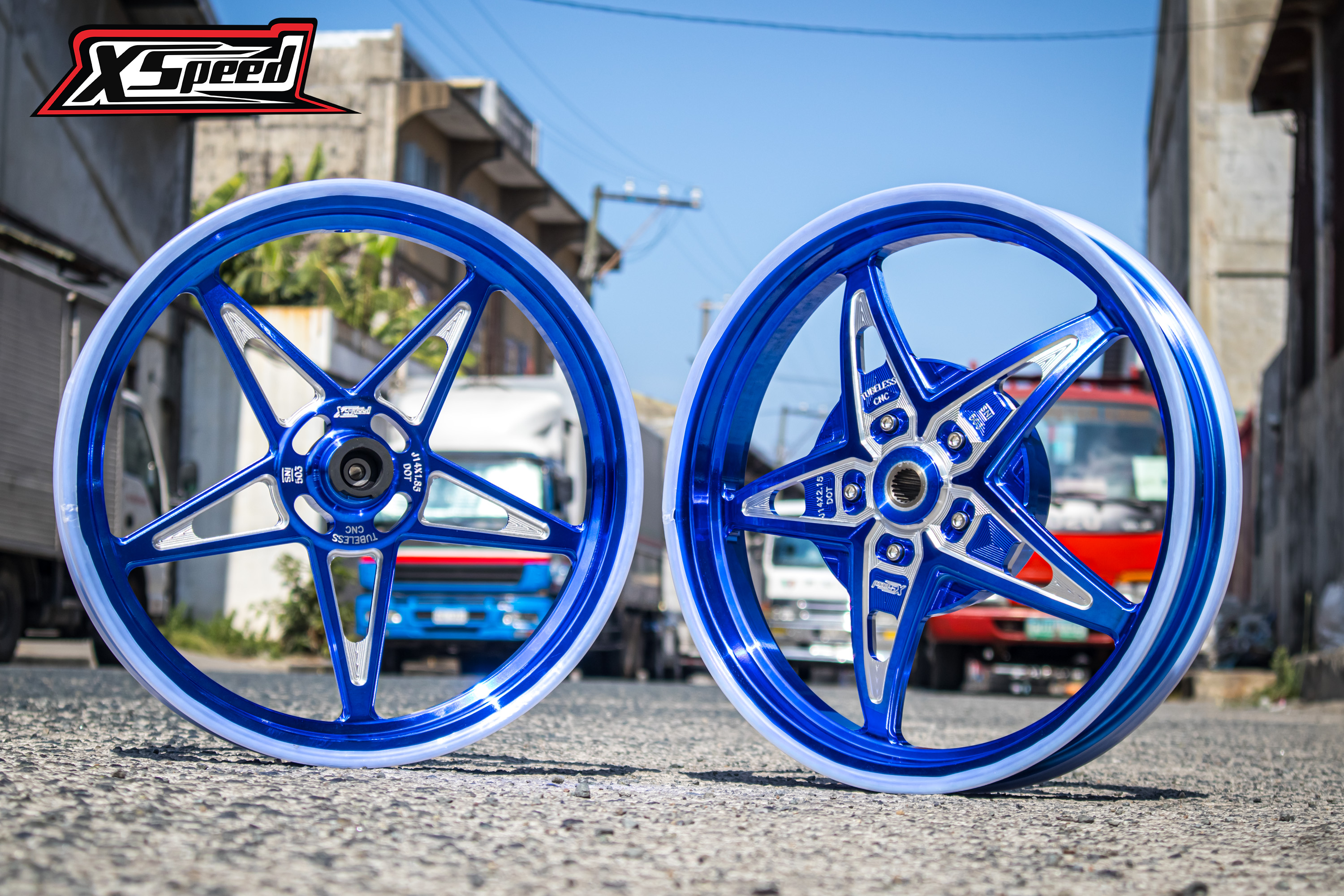 XSpeed Mags X-Star CNC Mags - Yamaha Mio i 125/M3 / Mio Sporty / Mio ...