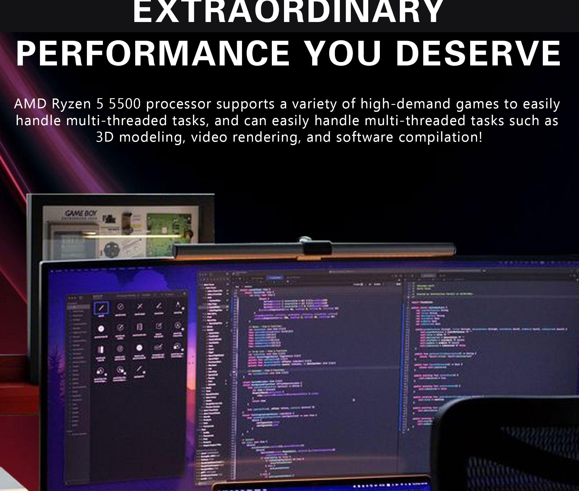 AISURIX AMD Ryzen5 5500/5600/5600GT Desktop Processor CPU AM4 Socket ...