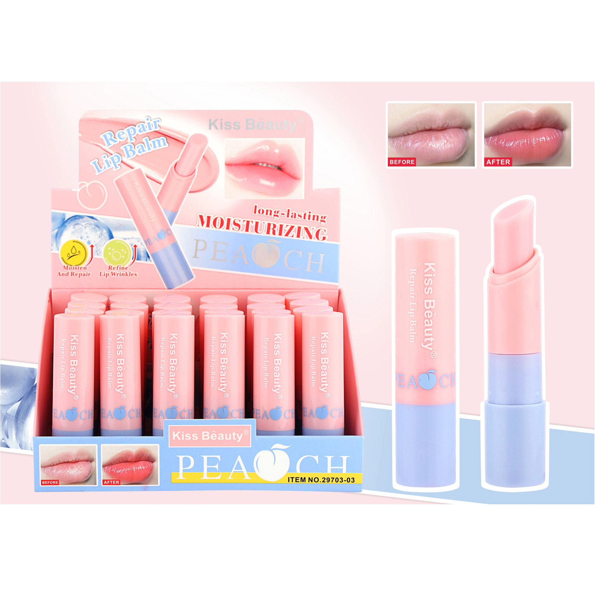 24 pcs lip tint set Korean Tint Water Candy Tint Cheek And Lip Tint ...