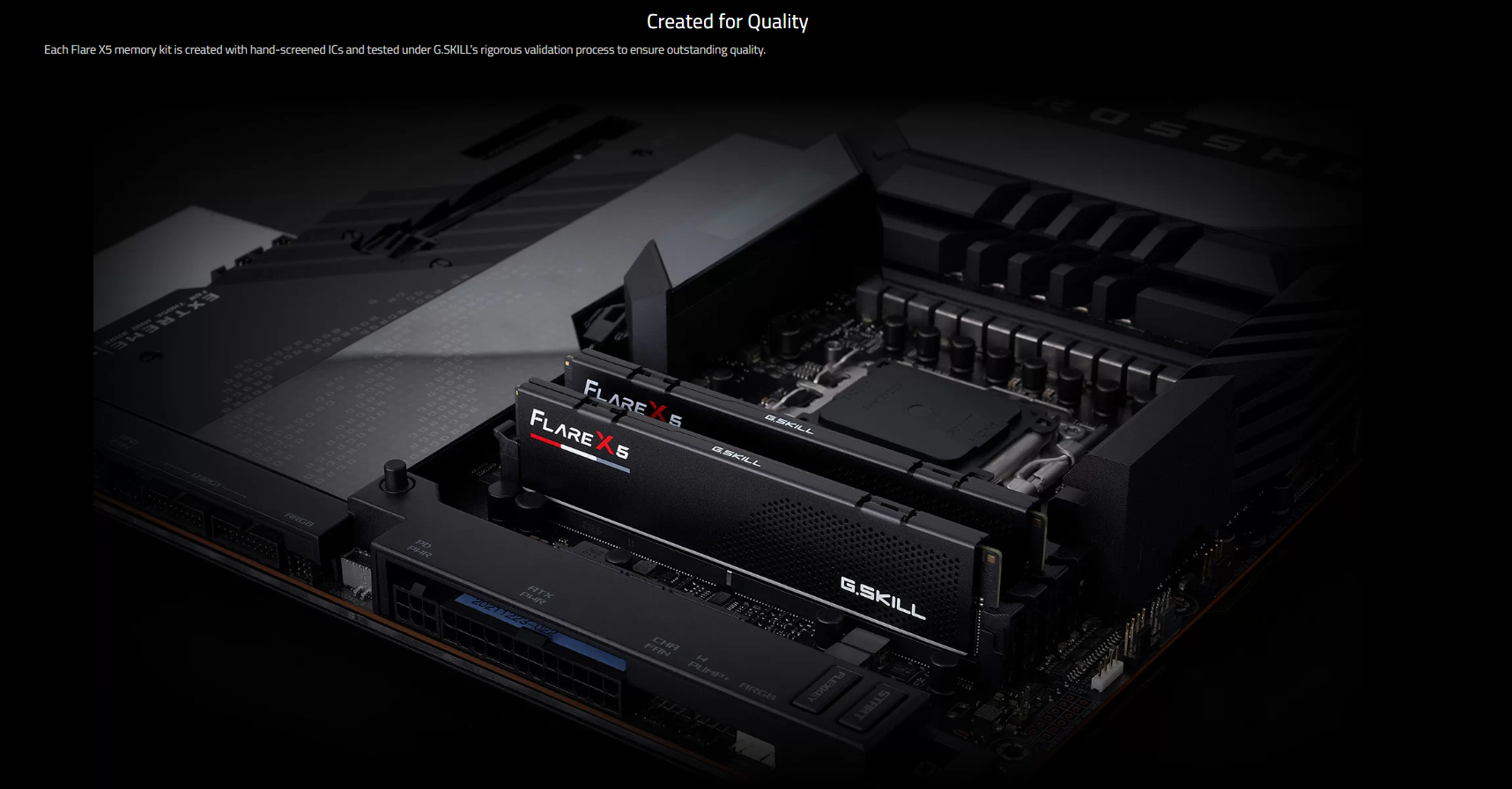 G.Skill DDR5 RAM 32GB (2x16GB) 6000Mhz Flare X5 Unbuffered Memory (F5 ...