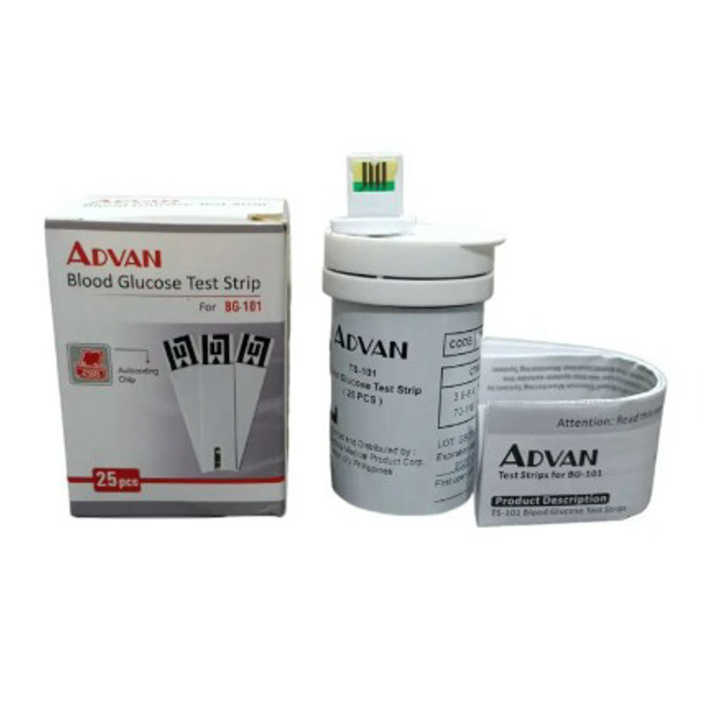 ADVAN Blood Glucose Test Strips MEDICAL SUPPLIES>OTHERS | Shopee ...