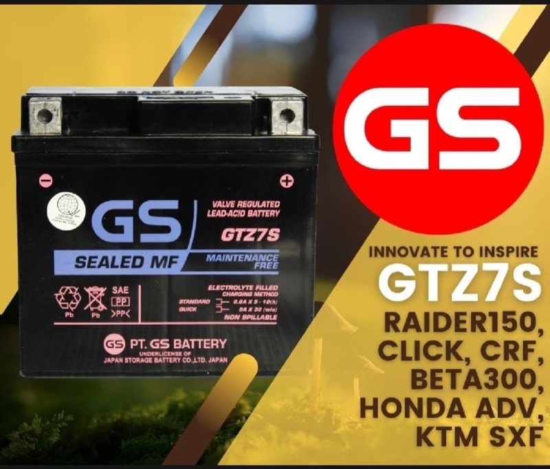 GTZ-7S GS Battery for(HondaClickV-123/PCX/ADV)/AEROXV2/RAIDER150/150FI ...