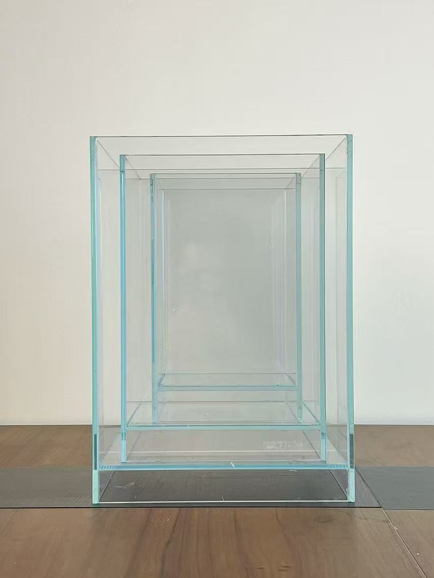 Low Iron Ultra Clear Fish Tank Aquarium with Suspended Bottom Part Tank ...