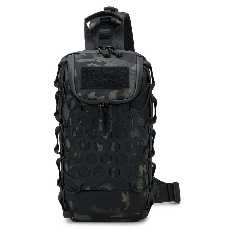 Outdoor Camouflage Sling Chest Bag Waterproof Large Capacity Crossbody ...