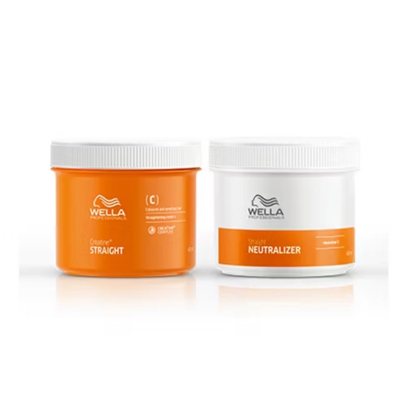 Wella Creatine+ Straight Rebond set ( Straightening Cream 400ml ...