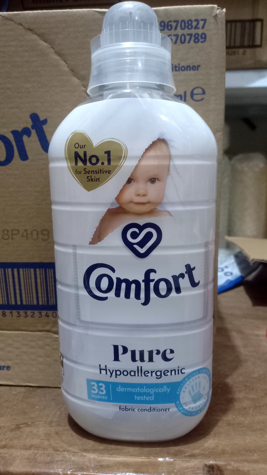 Comfort Pure Fabric Conditioner – Hypoallergenic, Baby-Safe, Imported ...