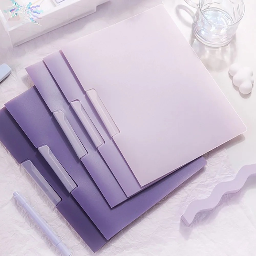 A4 File Paper Sleeve Document and File Folder with Rotating Clamp ...