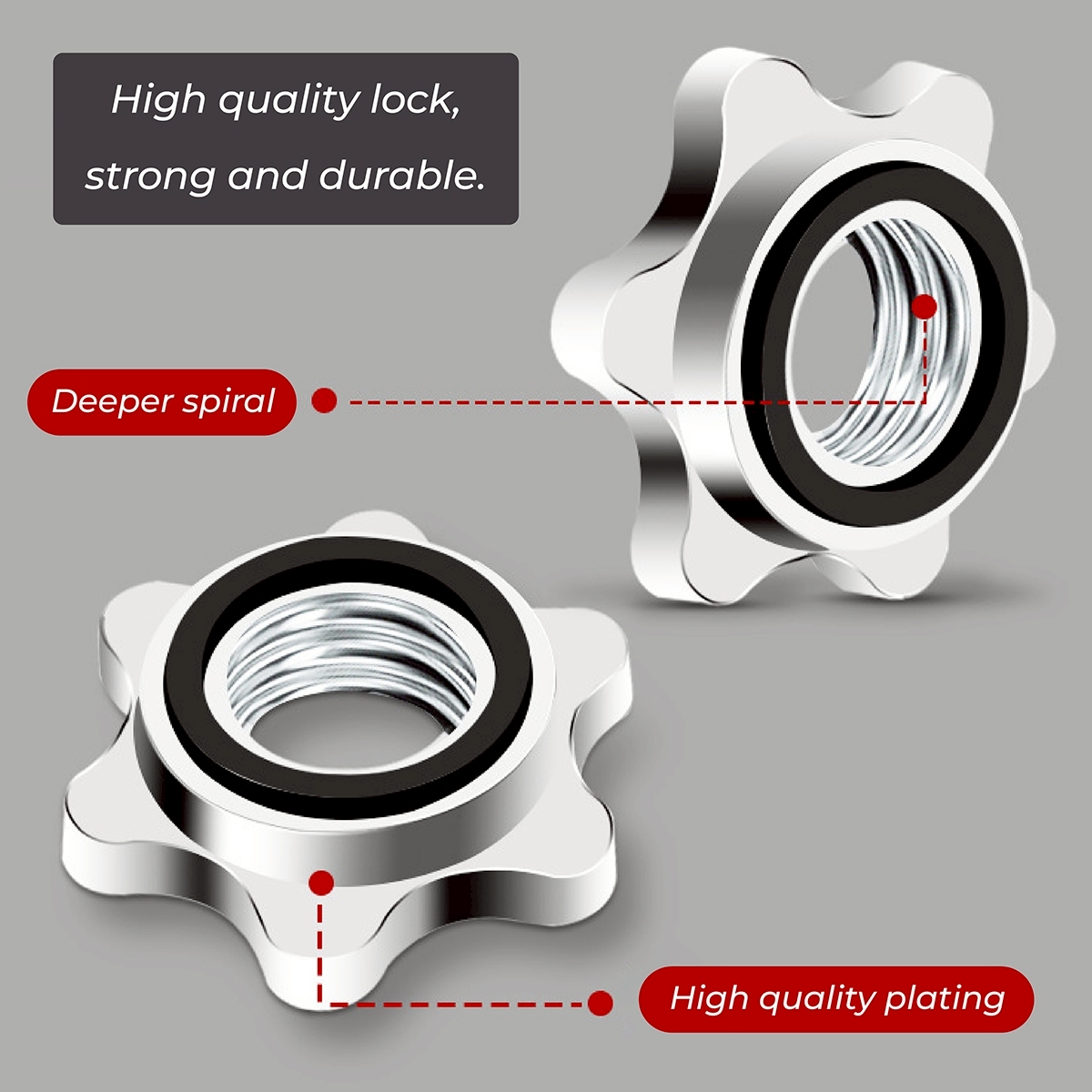 B&G Barbell Rod Steel Standard Long Bar 150cm & 180cm Length Barbell ...