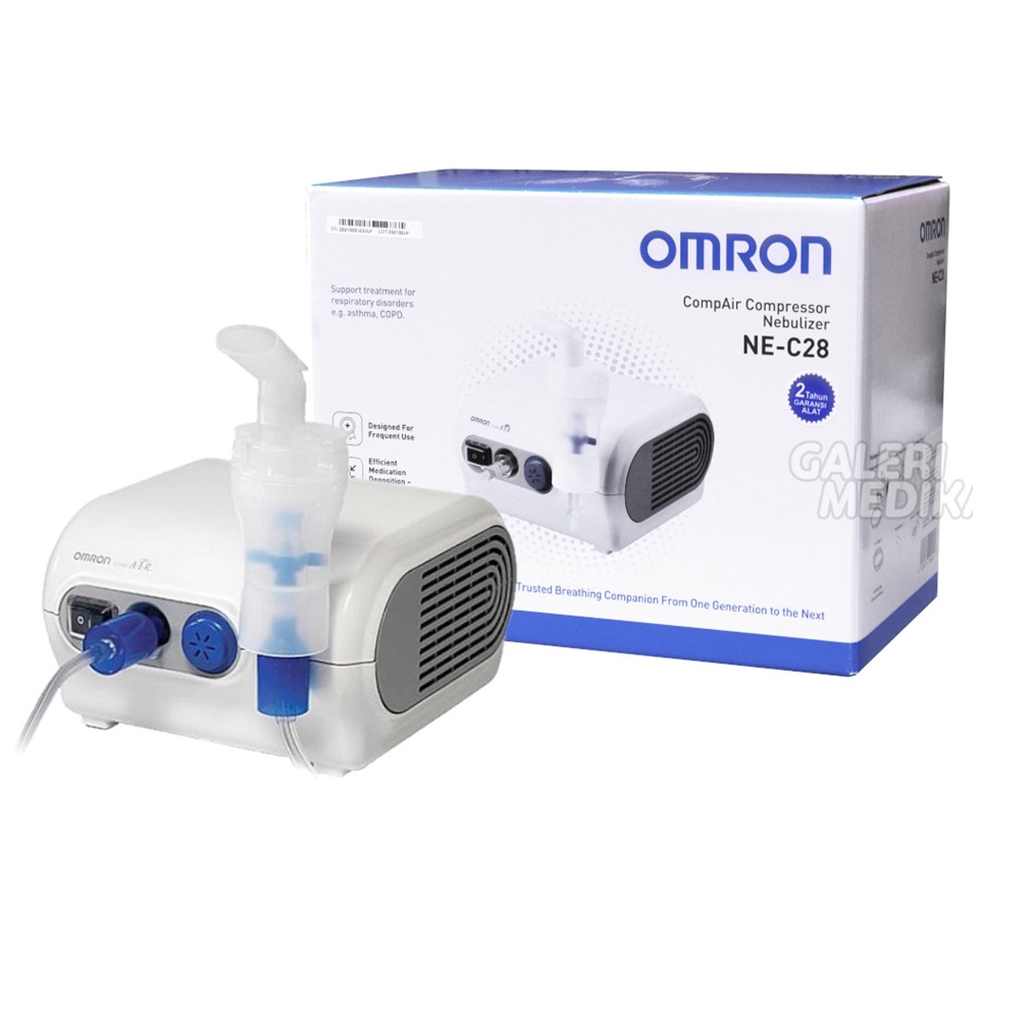 Omron Ne-C28 Compressor Nebulizer - White | Shopee Philippines