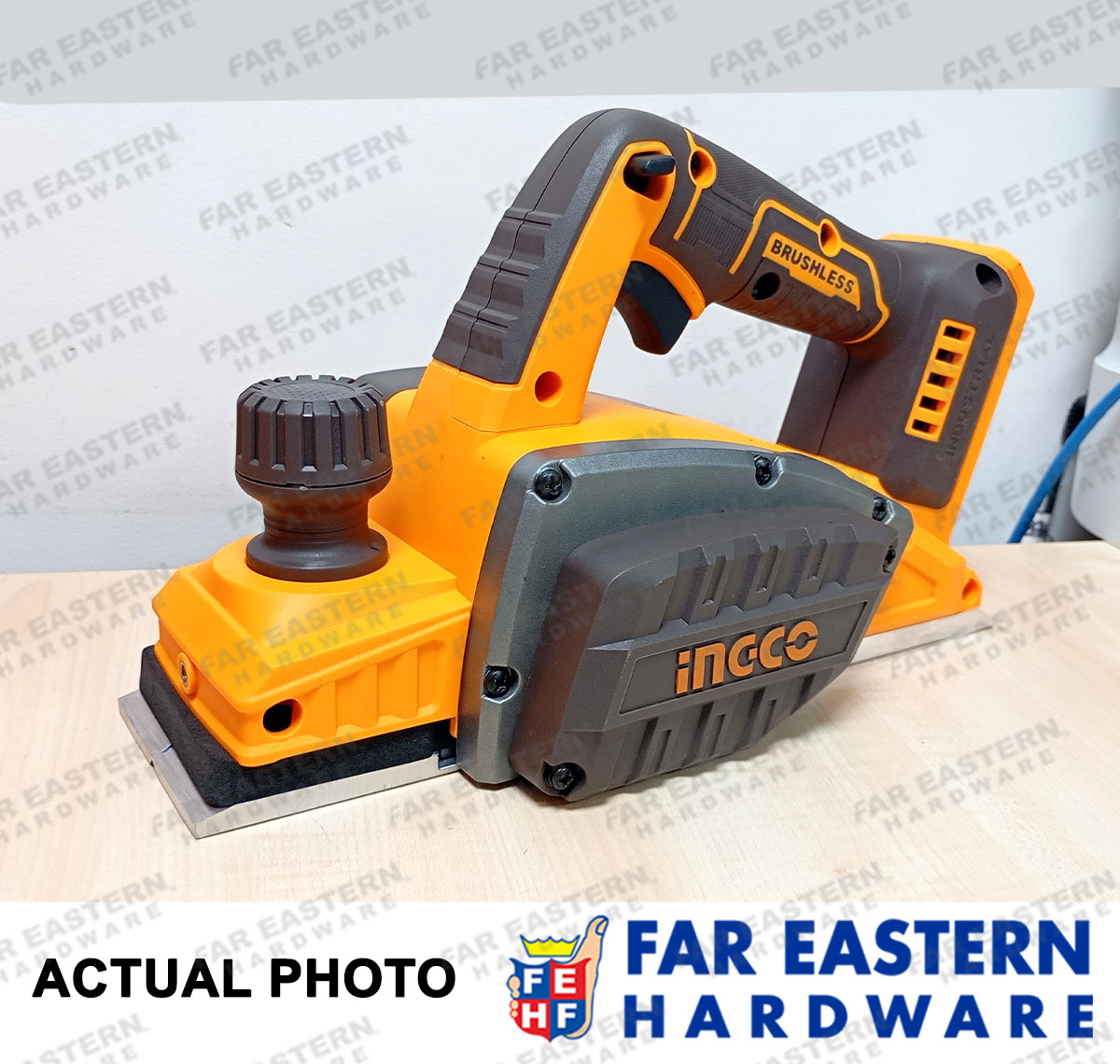 INGCO Cordless Brushless Planer 82mm (3-1/4") 20V Baretool CRLI20401 ...