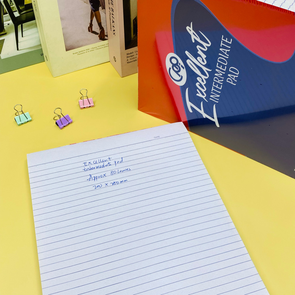 10books iDOLS KIDS Excellent Intermediate pad Writing Pad long pad ...