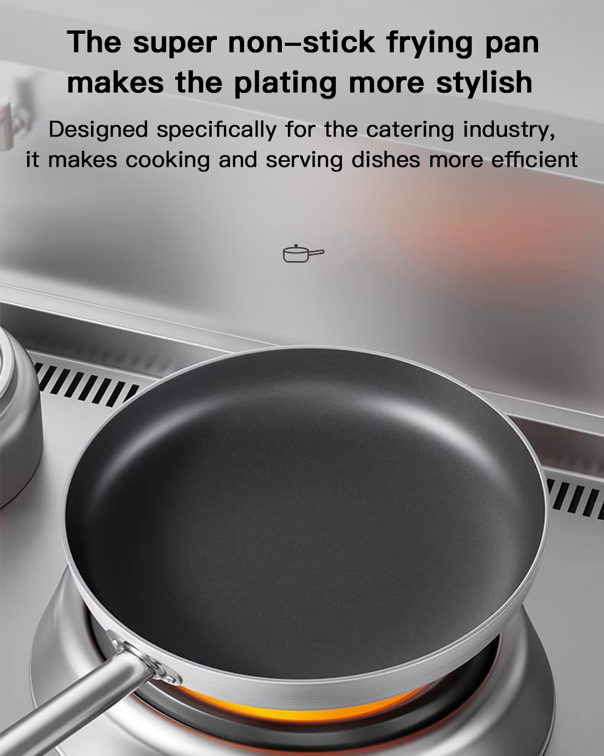 Blue Cat Japan Original Black Non Stick Frying Pan 18/22/26/30/32/34 ...