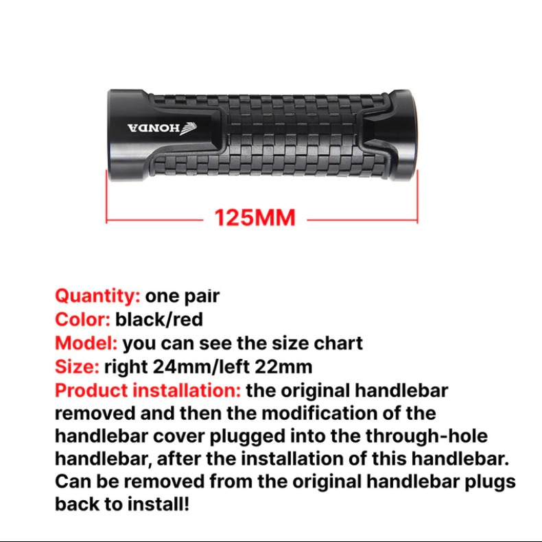 HONDA CLICK Handle Grip Set Universal Rubber Handle Grip for Click ADV ...