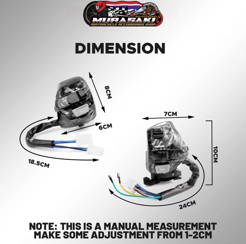 HANDLE SWITCH FOR MIO SPORTY / SOULTY / MIO I 125 / FORGE CARBON ...