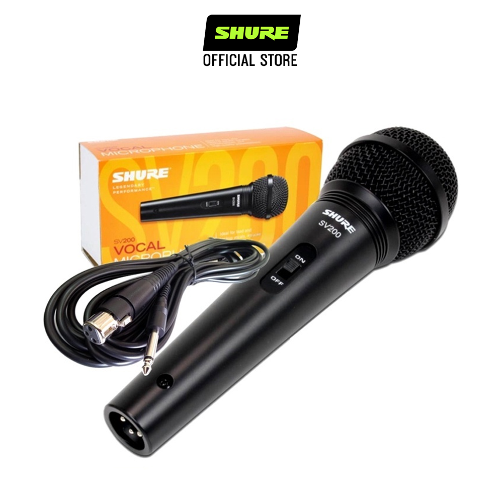 SHURE SV200-Q-X Cardioid Vocal Microphone with cable | Shopee Philippines