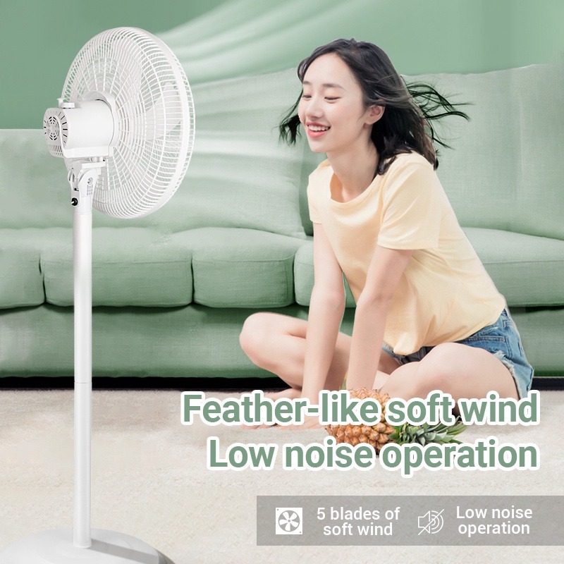 Electric fan Remote Control Stand Fan 18 Inch Wide Angle Air Supply ...