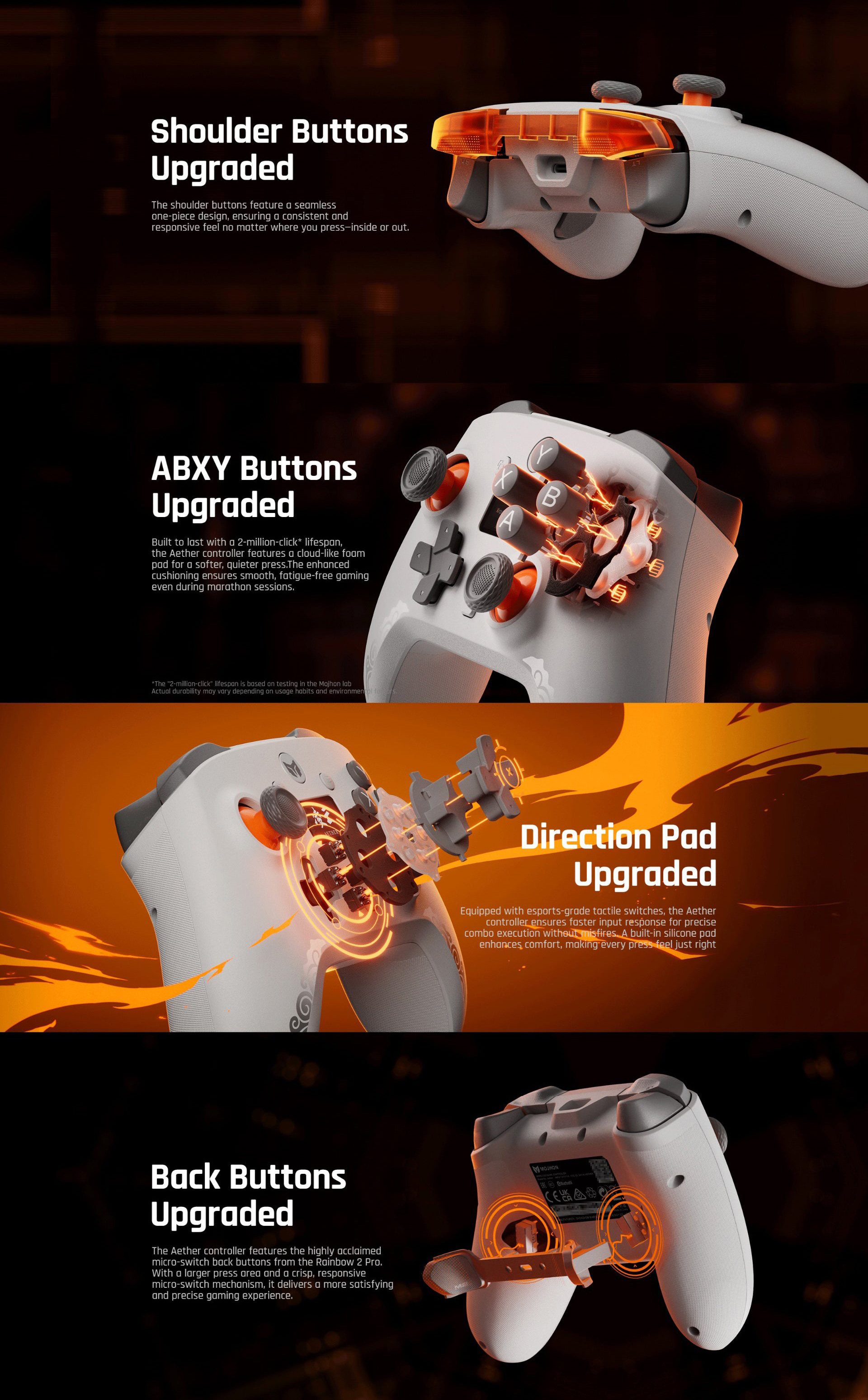 Bigbig Won Mojhon Aether Dual 1000Hz Polling Rate w/ Smart Display Hall ...