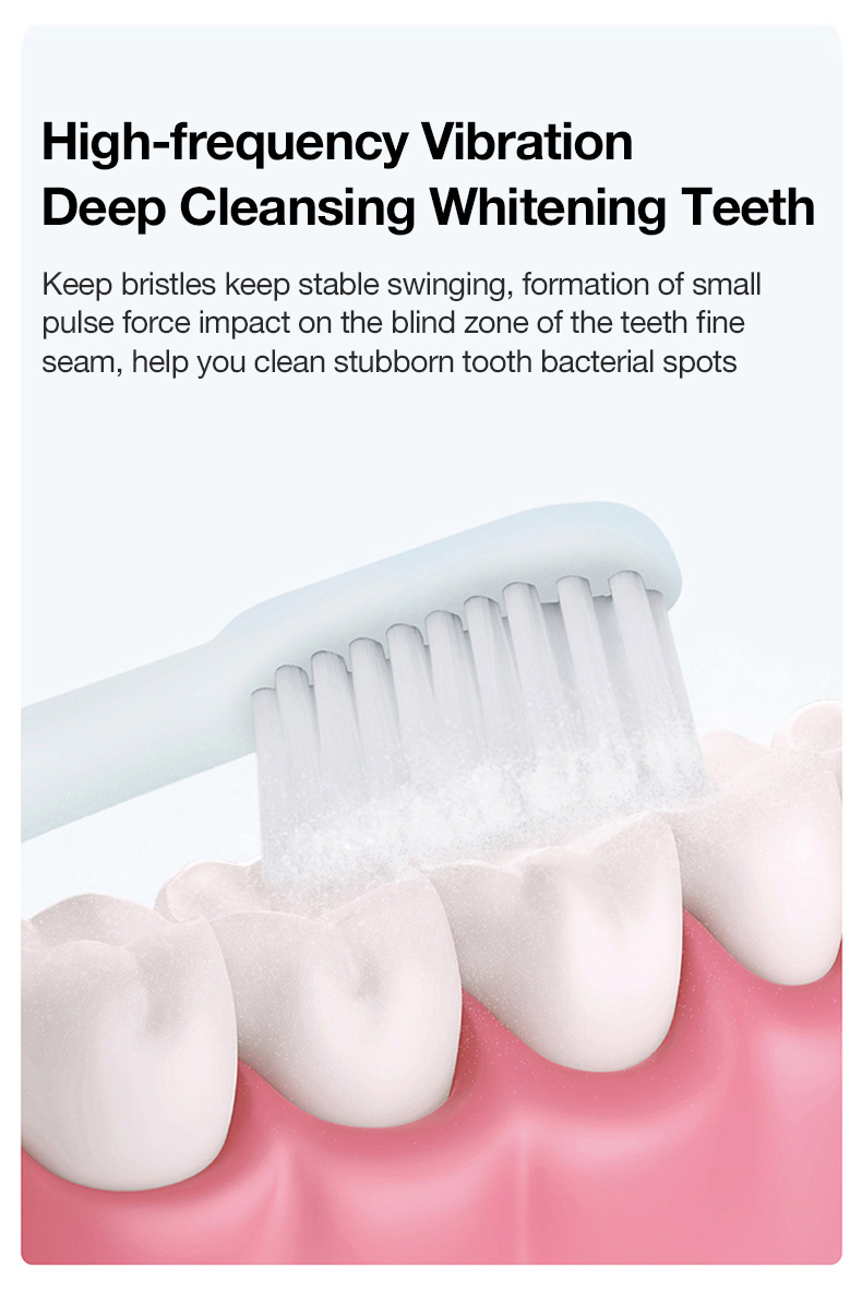 Airuidu YS01 Sonic Electric Toothbrush 3 Modes Rechargeable Toothbrush ...