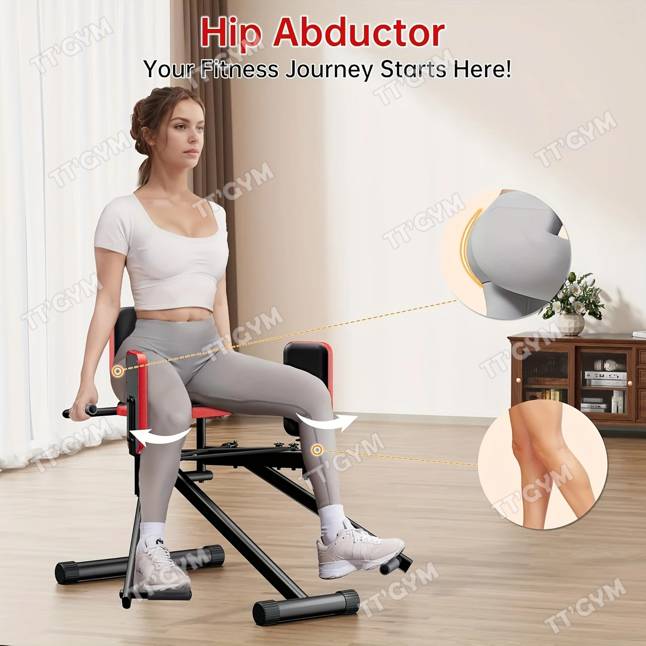 Hip Abductor Machine: Abductor-Adductor Machine Glute Machine Glute ...