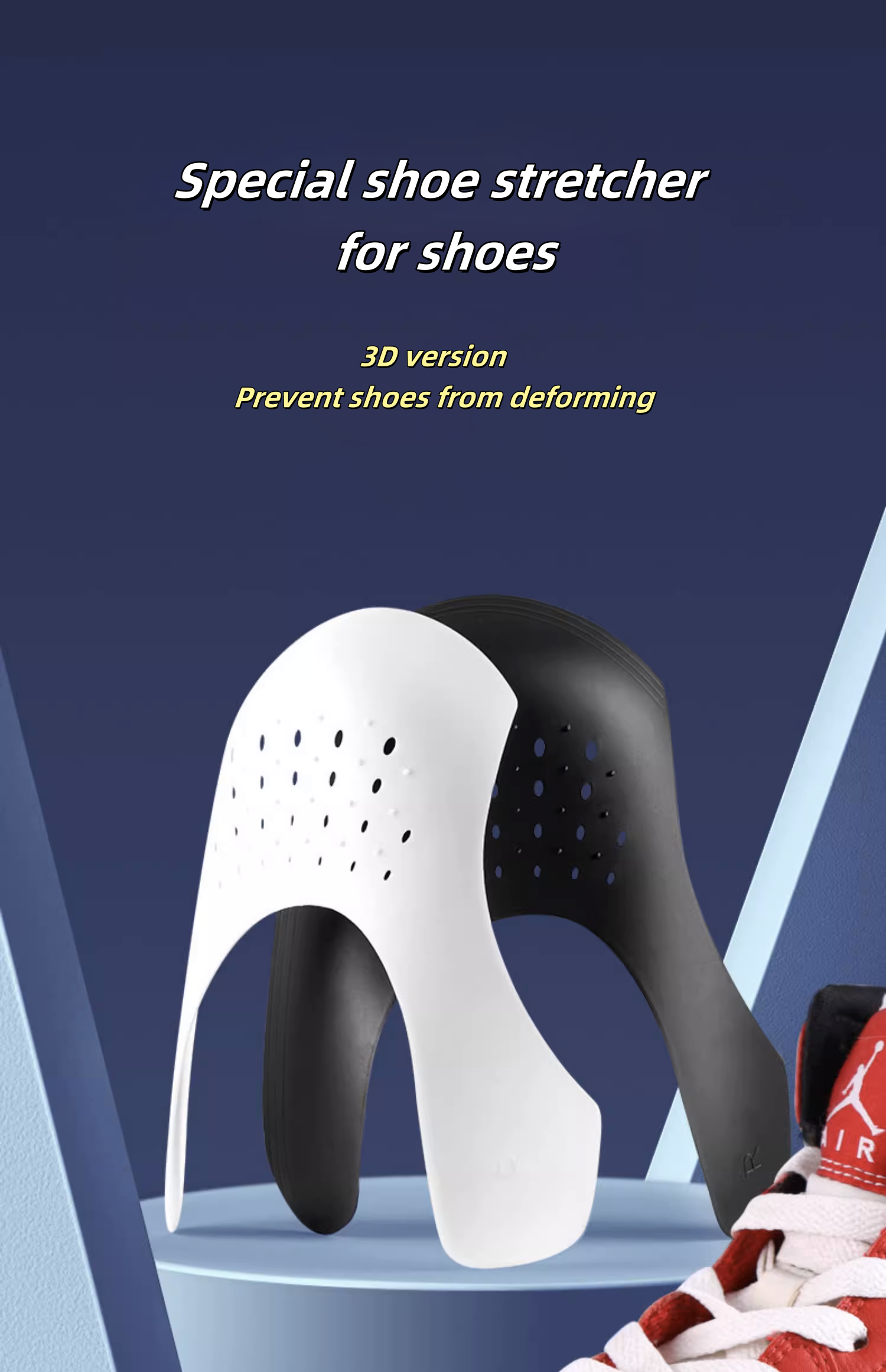 Shoe Shield for Sneakers Anti-Crease Wrinkled Fold Support Toe Cap Sho ...