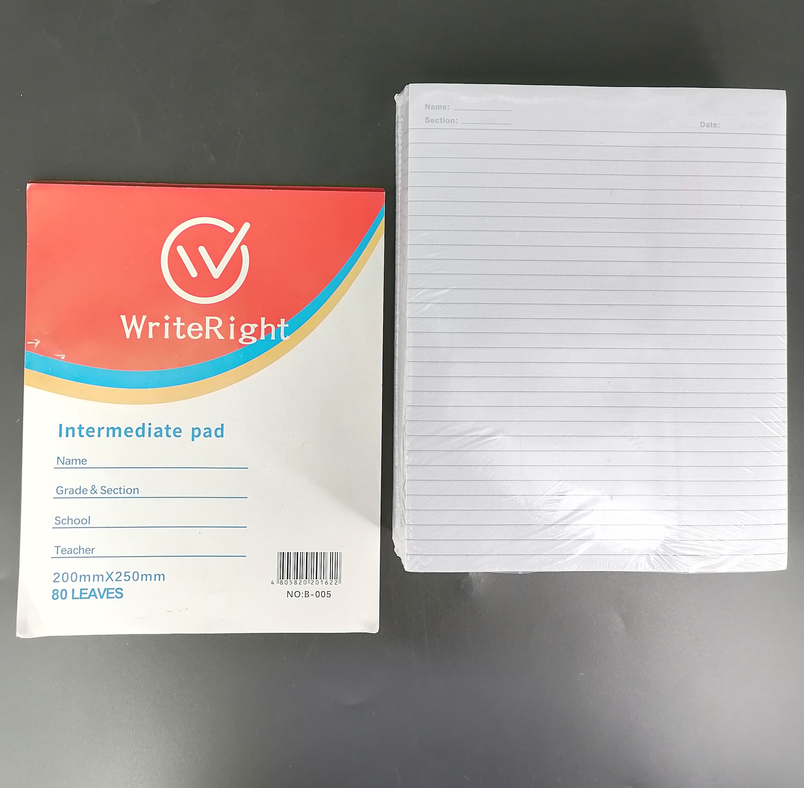 Intermediate Pad 200mmx250mm [10Pads] Grade School Secondary Notebooks ...