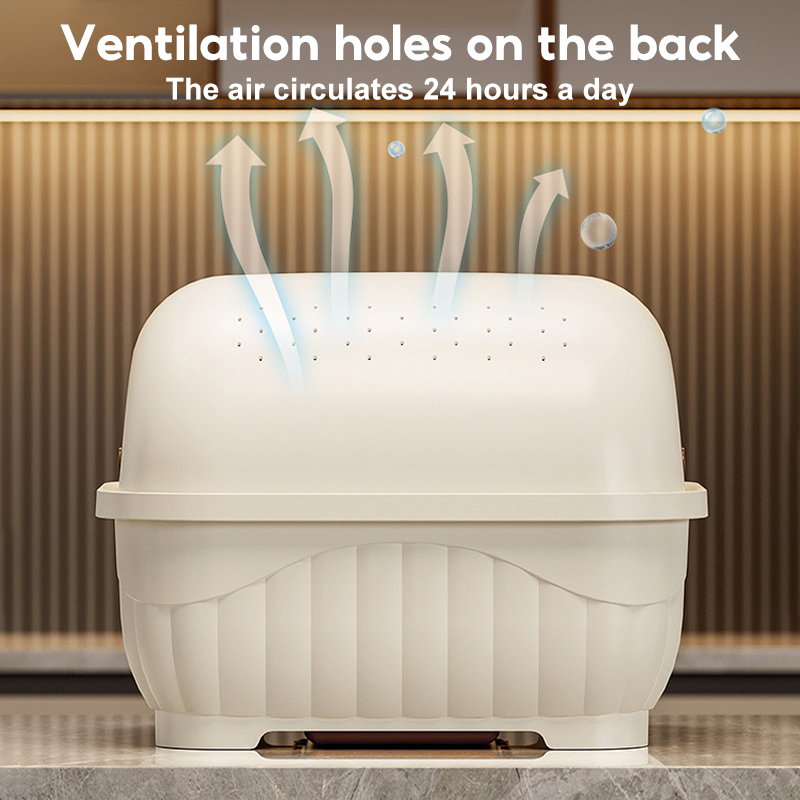 CHIT Plastic Dish Drainer With Cover Plate Organizer Dust-proof Storage ...