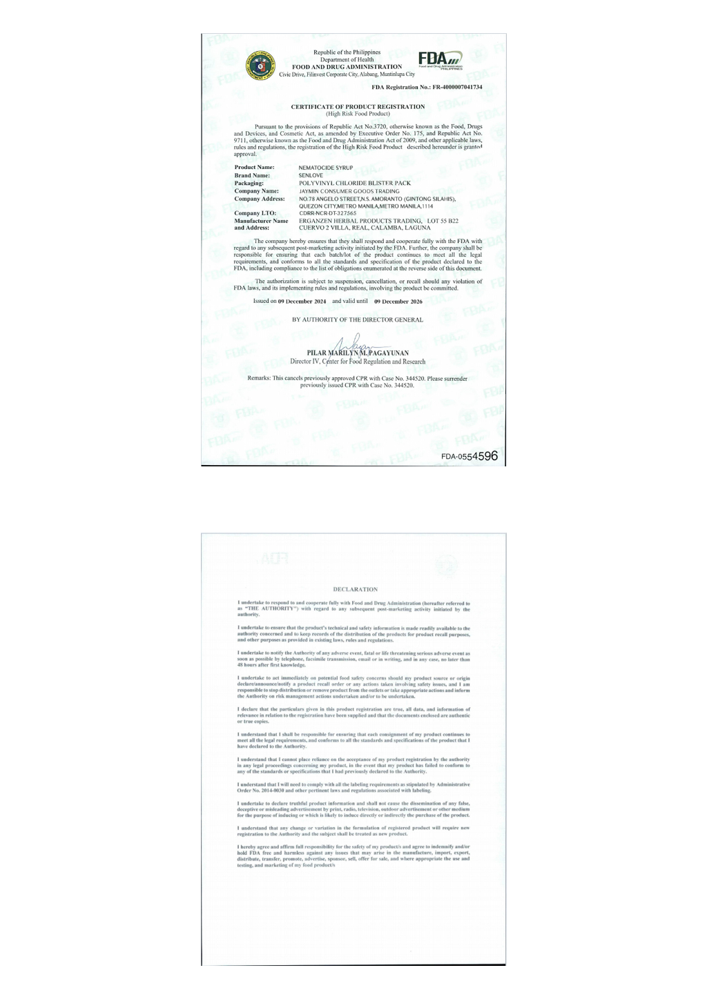 SENLOVE Nematocide Syrup Dewormer for Dogs & Cats Suitable For Pets Of ...