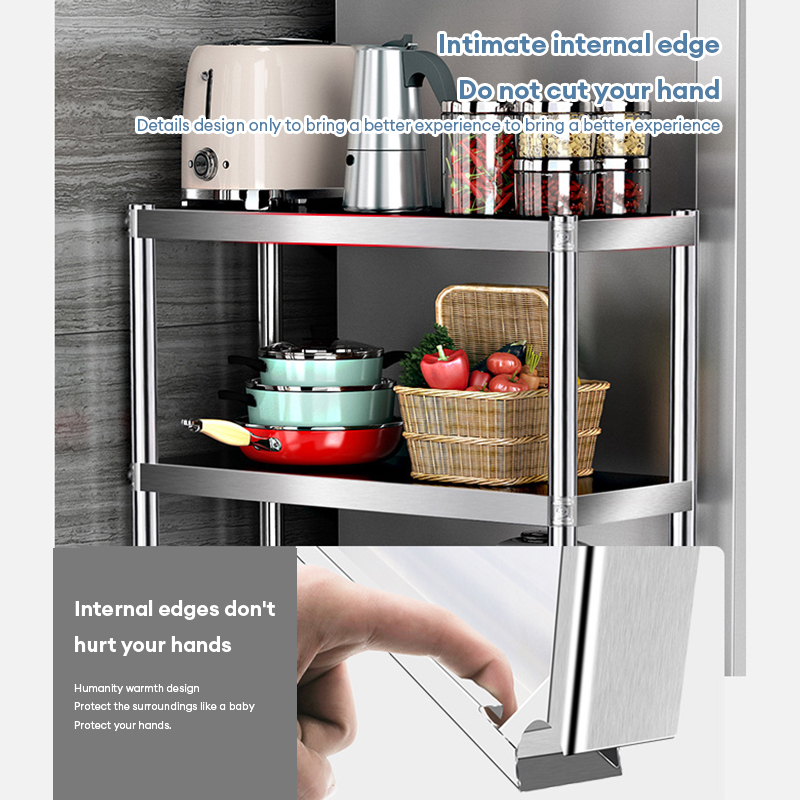 5 layer kitchen organizer storage rack Galvanizing Steel Rack corner ...