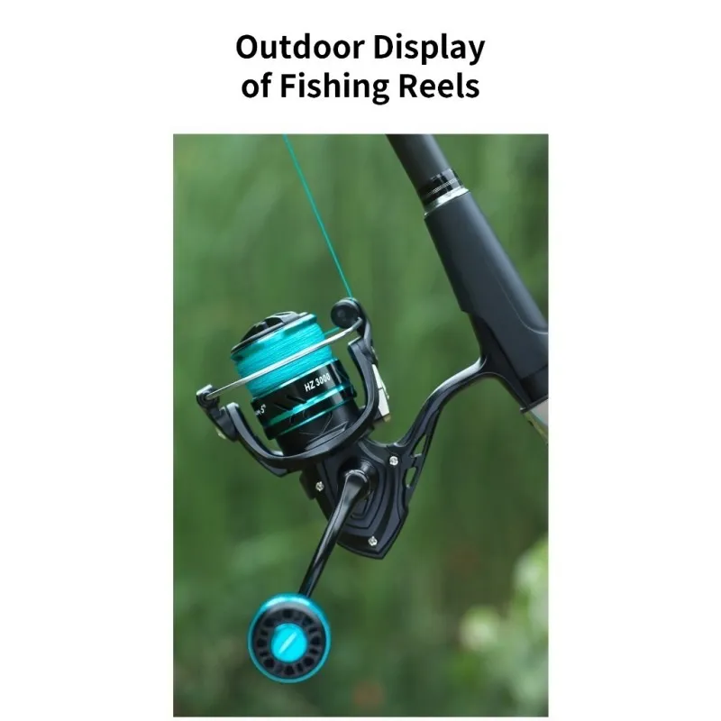 CORALOV Fishing Reel HZ1000-3000 30kg Max Drag EVA Handle Full Iron ...
