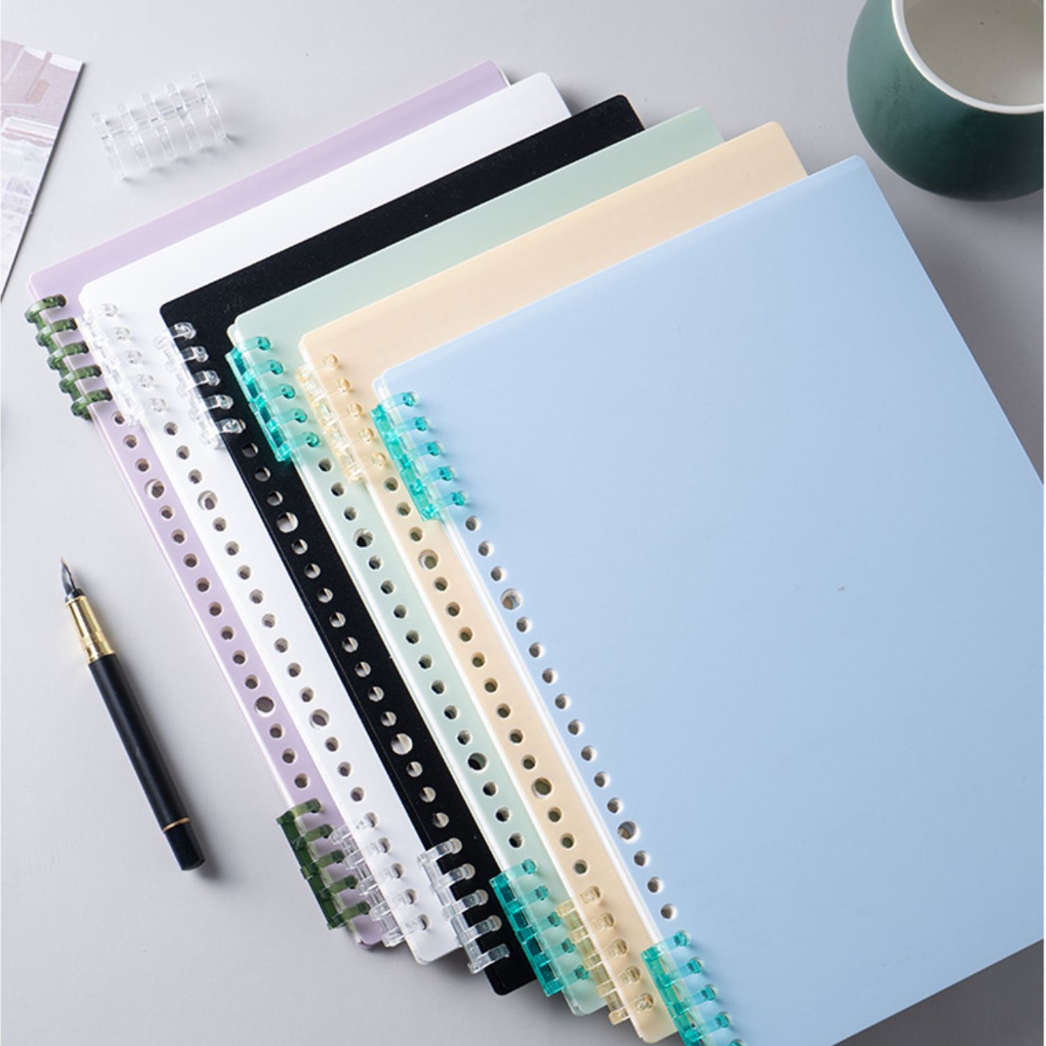 2pcs/set A5/B5 Binder Cover/Divider and Ring for Cuztomized Planner ...