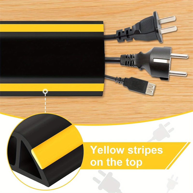floor cable sheath Pvc floor cable protection strip Rubber cable Floor ...