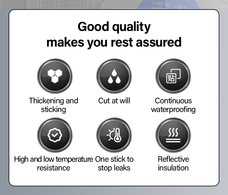 Butyl Waterproof Tape For Roof Leaks Sink Pipes Pools Sealant Wall ...