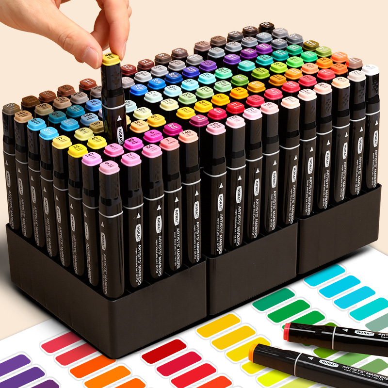 12/60/80 Markers Art Marker Highligter Pen Set Painting Coloring Set ...