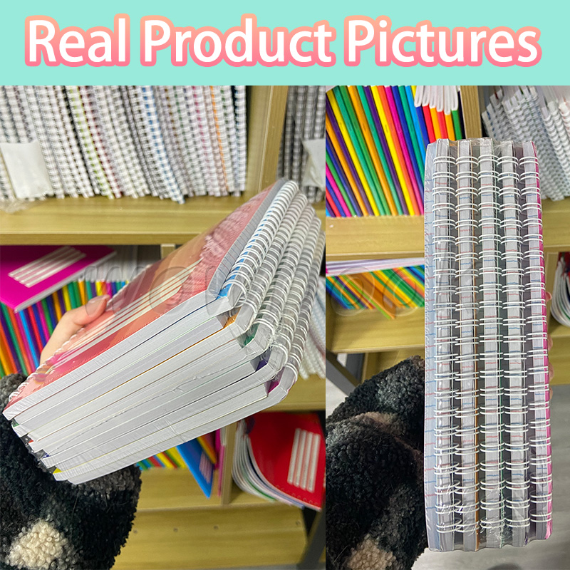 10PCS Writing Notebook Compo/Spiral/Yarn Notebook Neon Random Color ...