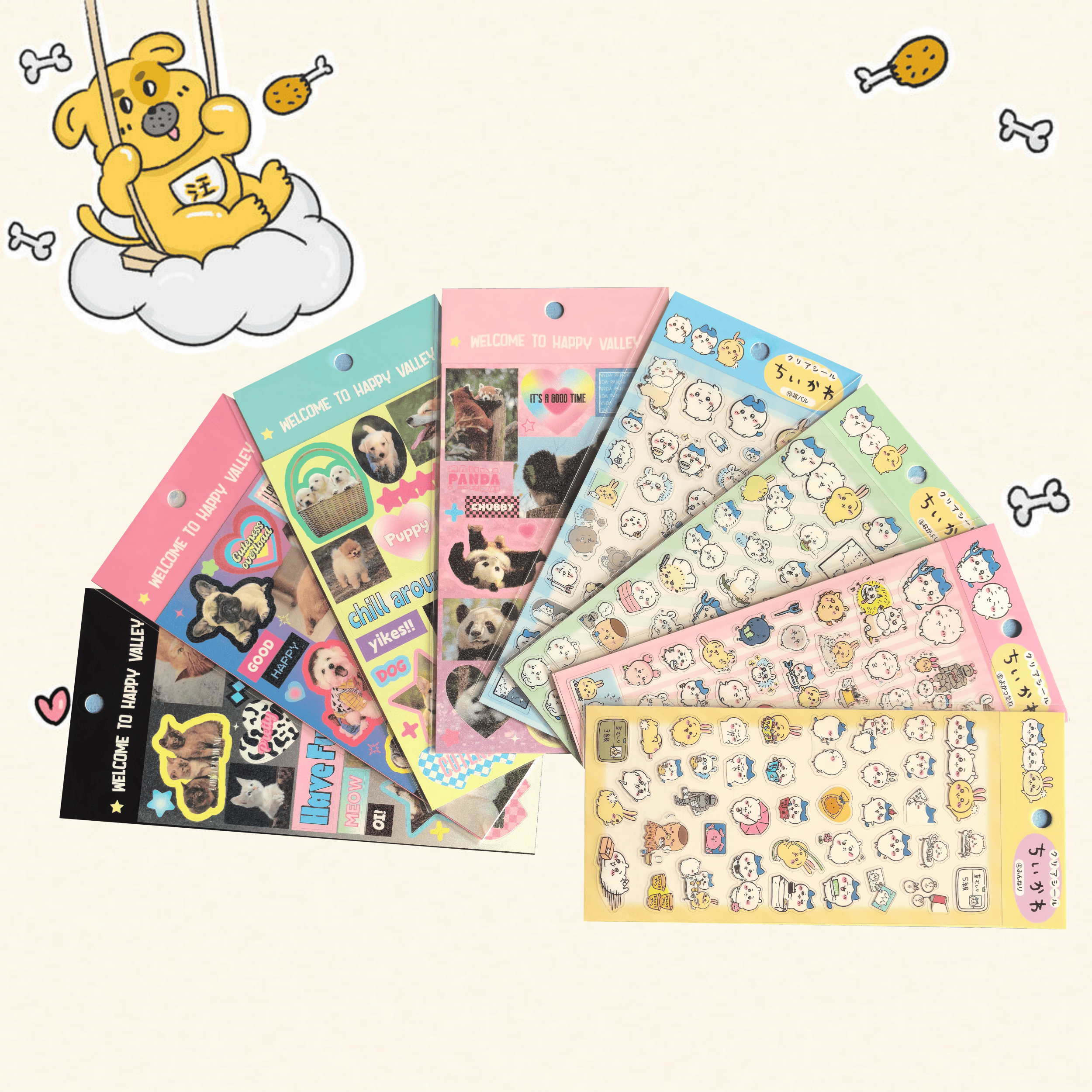 Blind Box Stickers 100PCS Random Kawaii Cartoon Surprise Pack for ...