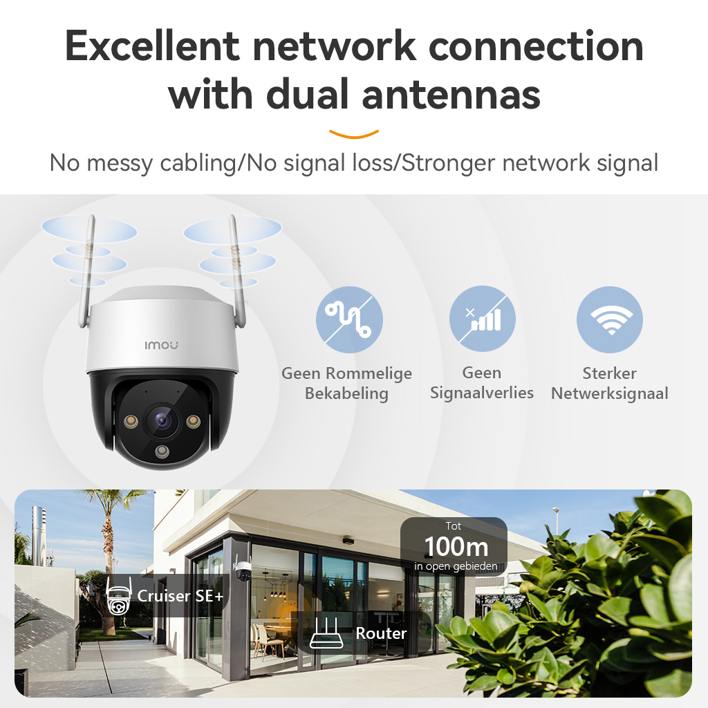 Imou Cruiser SE+ 5MP Wi-Fi P&T Camera CCTV Security ip Cameras Wi-Fi ...