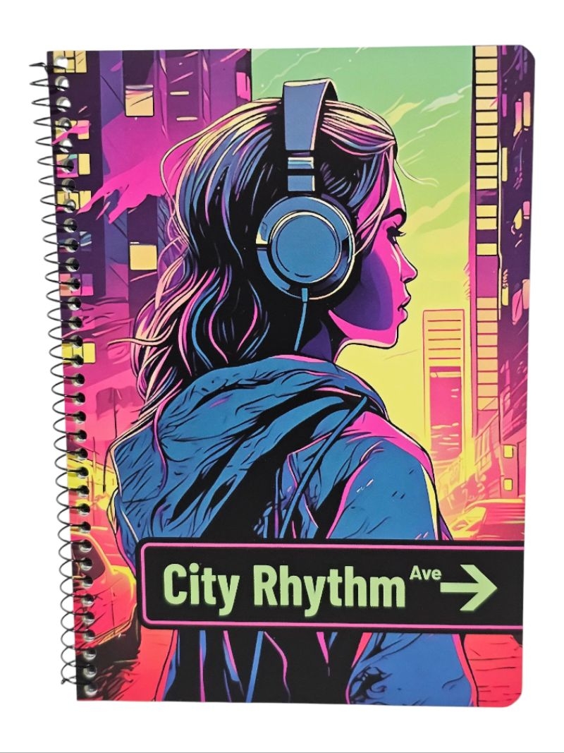 Spring Leaf Premium Spiral Notebook Blackbook in Random Design | Shopee ...