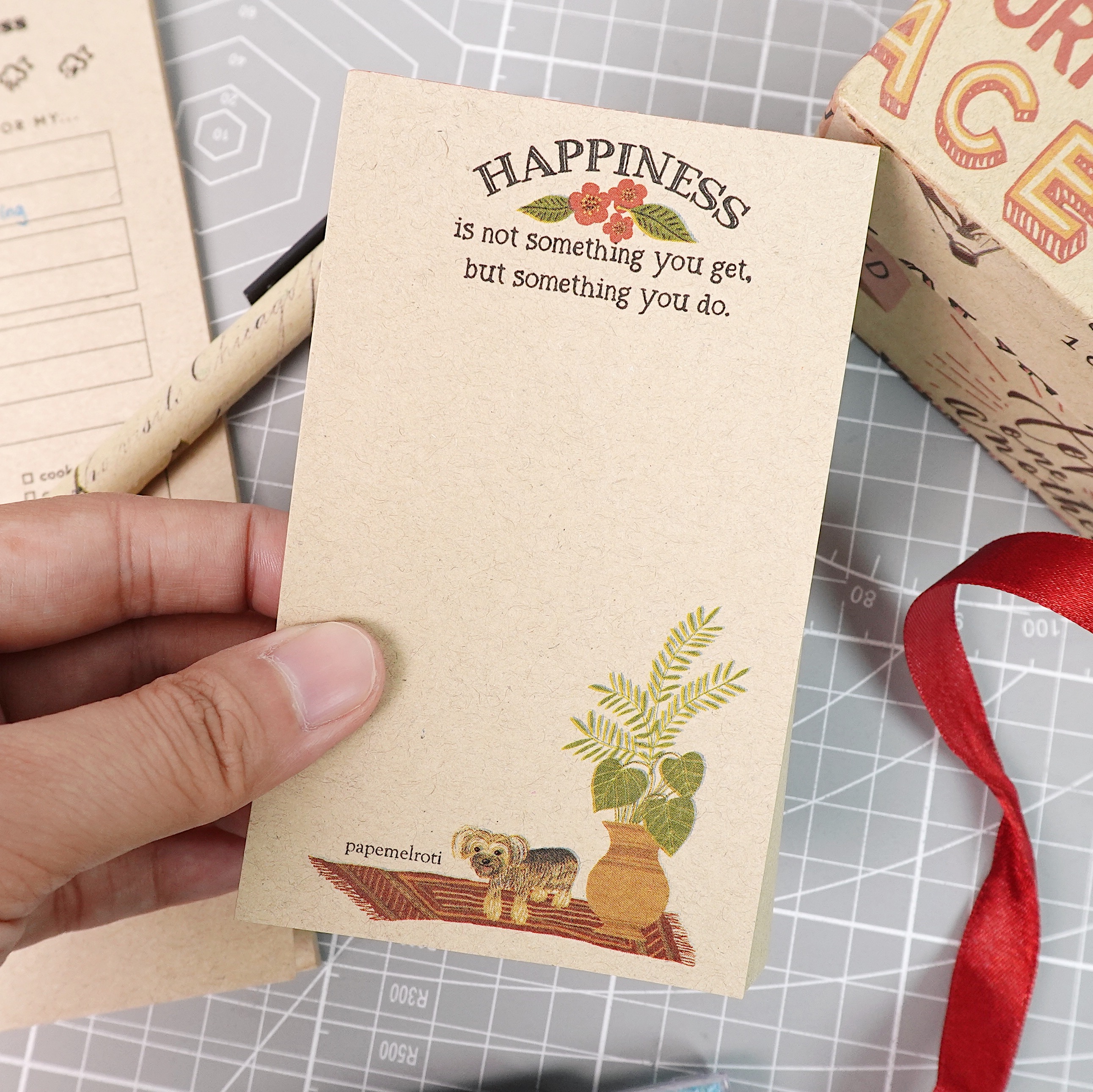 Papemelroti Inspirational Notepad | Bible Verse Christian Notepads ...