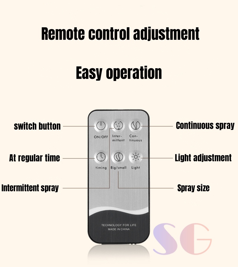 500ML 7 LED Humidifier with Essential oil Ultrasonic Aromatherapy ...