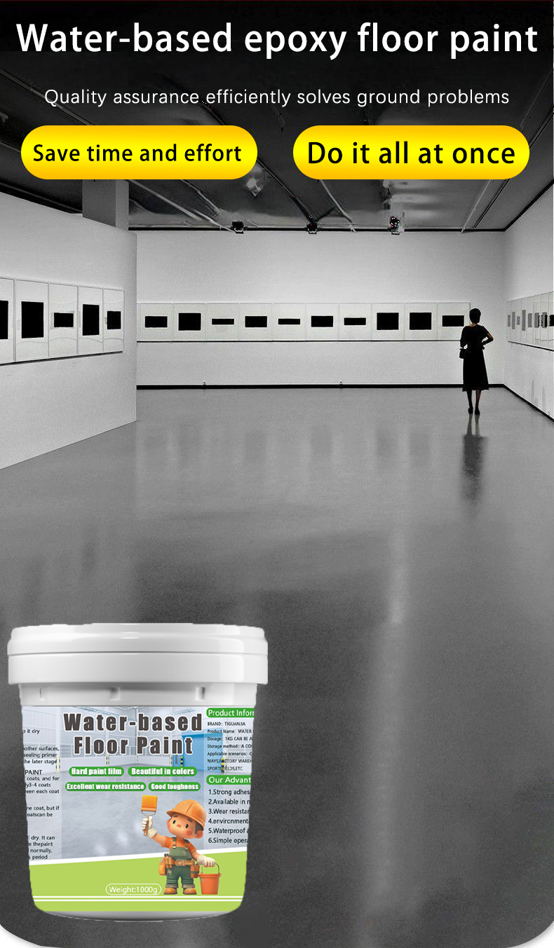 epoxy flooring paint glossy glow in the dark rain or shine elasto floor ...