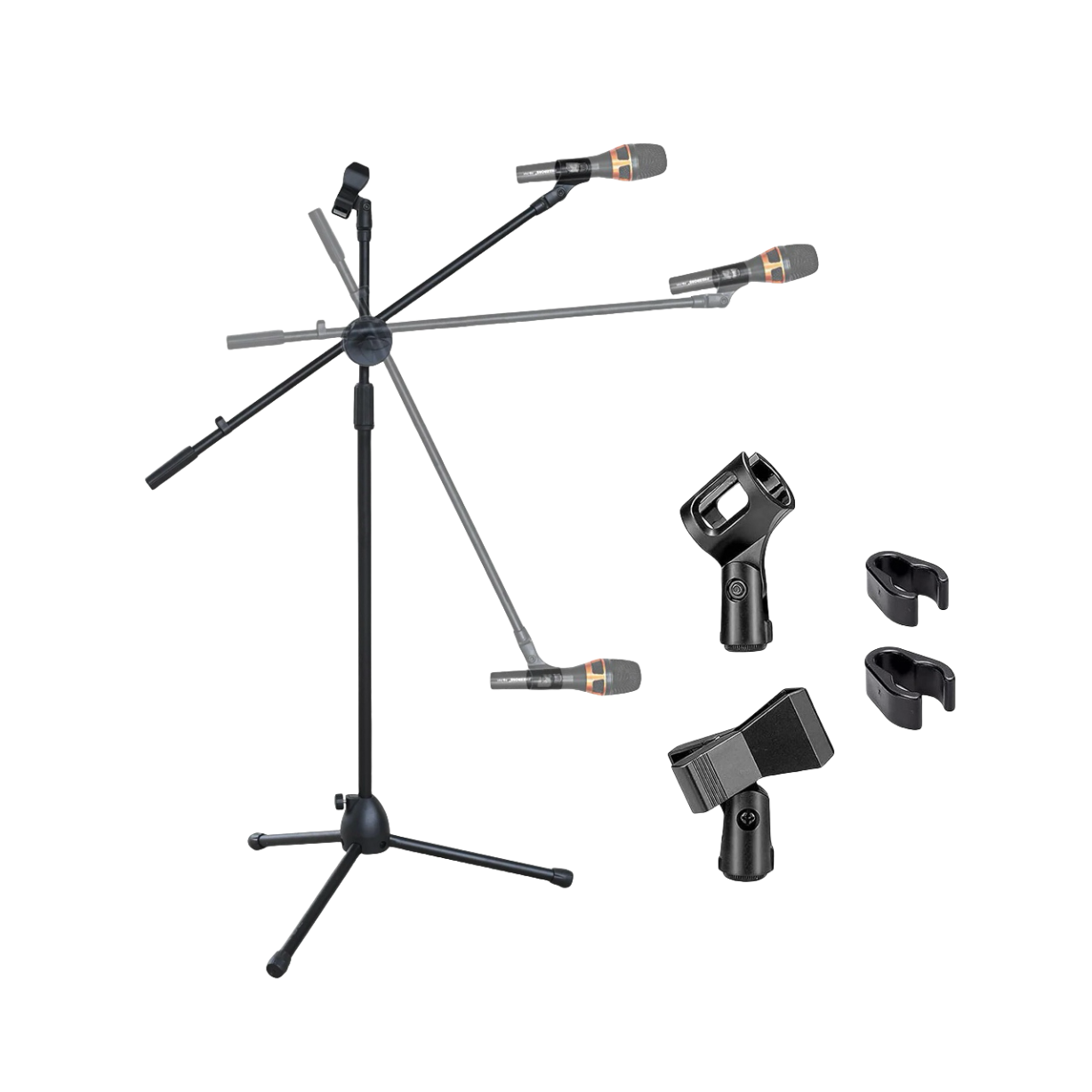 Adjustable Height Mic Stand for Dynamic Vintage microphone Portable ...